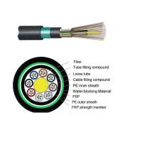 China Outdoor Direct Burial Armored Fiber Optic Cable GYFTY53 30F 36F Loose Tube for sale