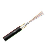 China 24F GYXY Buried Fiber Optic Outdoor Cable 8.7mm PE Sheath Duct Cable for sale