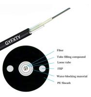 China No Metal FRP Optical Fiber Duct Cable 24F GYFXTY 6mm Outdoor Loose Tube for sale