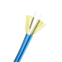China GJSFJV Armored Single Mode Fiber Optic Cable G657 Duplex Zipcord for sale
