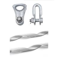 China 160KN RTS OPGW Tension Clamp Aluminum Clad Steel Preformed Dead End for Fiber Optic Cable for sale