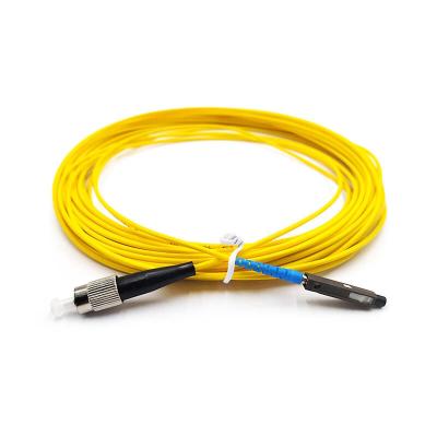 China FC to MU Optical Fiber Patch Cord 900um Singlemode 0.2dB Insertion Loss TIA 604-3 for sale