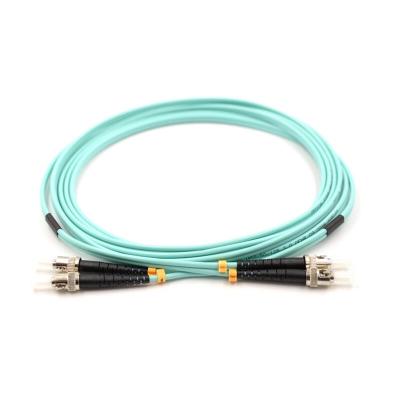 China SC to ST Optical Fiber Patch Cord 5m OM4 Multimode Duplex 50/125 for sale