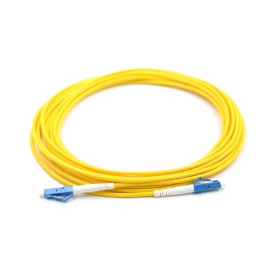 China G655 LC to LC Single Mode Fiber Patch Cable 0.2dB Insertion Loss 3m for sale