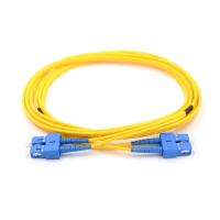 China SC To SC 3mm Duplex Optical Fiber Patch Cord  G655 IEC617544 for sale