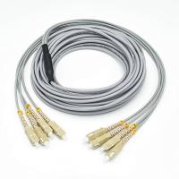 China SX 4C Outdoor Patch Cord 0.3dB Armored Fiber Patch Cord Apc 60db for sale
