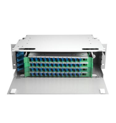 China 12 144 FC Fiber Termination Frame ODF 19 Inch for sale
