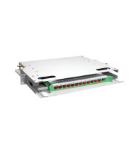 China 12 144 FC Fiber Termination Frame ODF 19 Inch for sale