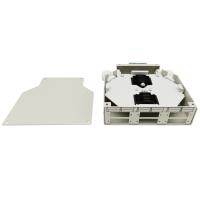 China DIN Rail Mounted FTTH Junction Box 12F 24F Aluminum Fiber Optic Terminal for sale