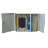 China 12 Core 24 Core Optical Fiber Patch Panel Indoor FTTX Termination Box Wall Mount 350x300x80mm for sale