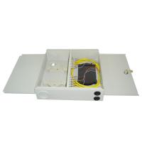 China 12 Core 24 Core Optical Fiber Patch Panel Indoor FTTX Termination Box Wall Mount 350x300x80mm for sale