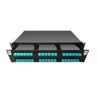 China 288 Port  MTP MPO Cables UHD Fiber Optic Patch Panel 24 Port ROHS for sale