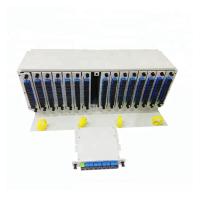 China Rack Mount MPO Optical Fiber Patch Panel 144 Cores 3U LGX ROHS for sale