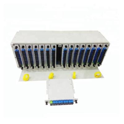 China Rack Mount MPO Optical Fiber Patch Panel 144 Cores 3U LGX ROHS for sale