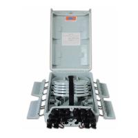 China FTTX Fiber Optic Splitter Box Waterproof  Outdoor Distribution Cabinet 16 Core for sale