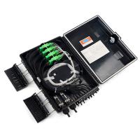 China 16 Core Waterproof IP66 Fiber Optic Splitter Box Outdoor FTTH Distribution Cabinet 265x130x40mm for sale