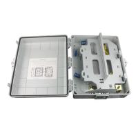 China Fiber Optic Splitter Box 48 Core UV Resistant ABS Termination Box IP66 for sale