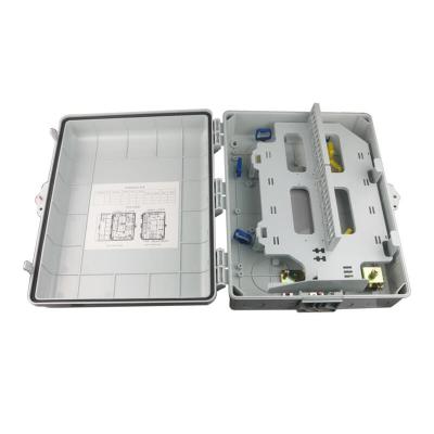 China Fiber Optic Splitter Box 48 Core UV Resistant ABS Termination Box IP66 for sale