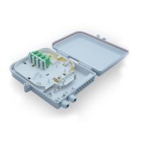China Fiber Distribution Box PLC Splitter Box 16 Port ISO9001 CATV for sale