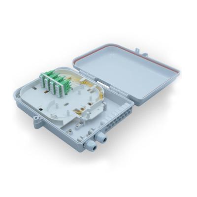 China Fiber Distribution Box PLC Splitter Box 16 Port ISO9001 CATV for sale