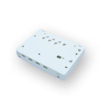 China 4 Port FTTH Fiber Optic Junction Box 0.45kg IP65 Outdoor Anti UV for sale