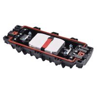 China 144 Core Optical Fiber Splice Closure Horizontal Inline 2 Inlet 2 Outlet IP68 for sale