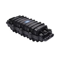 China 144 Core Optical Fiber Splice Closure Horizontal Inline 2 Inlet 2 Outlet IP68 for sale