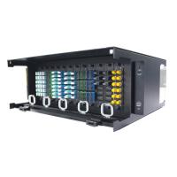 China 144 Cores MTP MPO Fiber Patch Panel LGX Module Rack Mount Chassis for sale