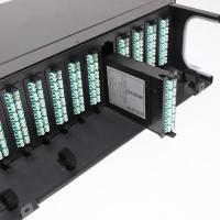 China 144 Cores MTP MPO Fiber Patch Panel LGX Module Rack Mount Chassis for sale