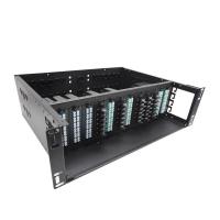China 144 Cores MTP MPO Fiber Patch Panel LGX Module Rack Mount Chassis for sale