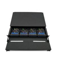 China 96 Cores MTP MPO Cables To 4xLC Fiber LGX Patch Panel for sale