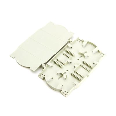 China FTTH Fiber Optic Splice Tray 24 Cores PC ABS Material 170x110x10mm for sale