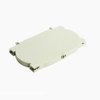 China FTTH Fiber Optic Splice Tray 24 Cores PC ABS Material 170x110x10mm for sale