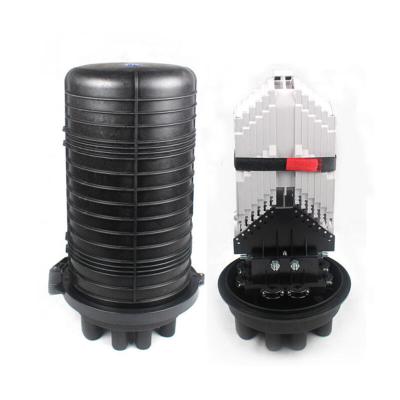China Heat Shrinkable FOSC Optical Fiber Splice Closure 310mm 96F Splice Case for sale