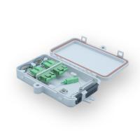 China Outdoor Fiber Distribution Cabinet 4 Port 6 Port 1X4 PLC Splitter IP65 Waterproof Terminal Box for sale