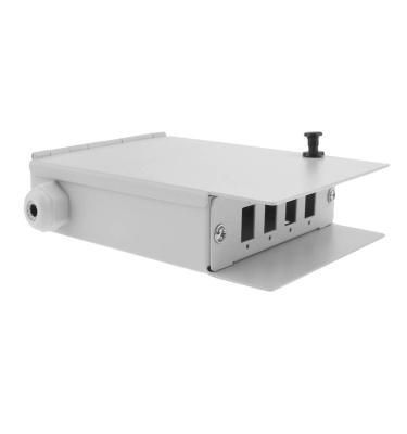 China 4F 6F 8 Port Metal Fiber Optic Splitter Box FTTH Termination Box for sale