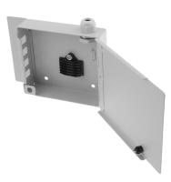 China 4F 6F 8 Port Metal Fiber Optic Splitter Box FTTH Termination Box for sale