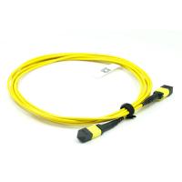 China 4F 12F 72F Fiber Optic MTP MPO Cables OFNP 3MM Low Insertion Loss for sale