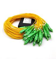 China GPON Fiber Optic PLC Splitter 1x4 1x8 ABS Box 1260-1650nm for sale