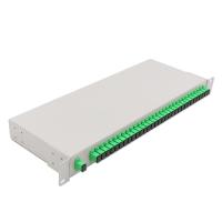 China 19in Fiber Optic Cable Junction Box Rack Mounted Fiber Splitter Box 1X32 for sale
