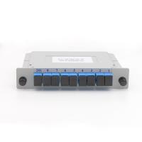 China LGX Modular FTTH 1x16 PLC Splitter Cassette Box Fiber Optic Distribution RoHS for sale
