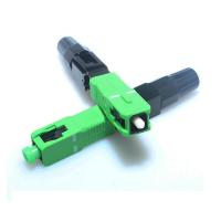 China 0.9mm FTTH Fast Connect Fiber Connector SC APC 55dB Return Loss 0.3dB Insertion Loss for sale