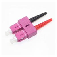China High Wearable Sc Duplex Connector 0.3dB Fiber Optic 125um for sale