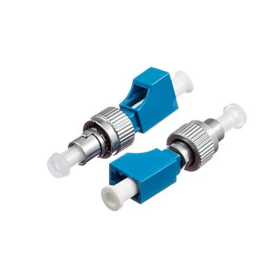 China SC UPC Single Mode Fiber Optic Adapter 0.3dB Insertion Loss 45dB Return Loss Male to Female for sale