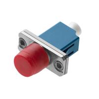 China Hybrid Fiber Optic Single Mode Adapter UPC 45dB 0.2 dB RoHS for sale