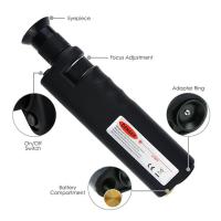 China Digital 400X 200X Ftth Fiber Optic Tool Kit Optic Inspection Microscope 225mm for sale