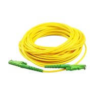 China E2000 APC to LC Duplex Patch Cord 10m Single Mode OS2 Fiber Optic Cable for sale