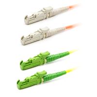 China E2000 APC to LC Duplex Patch Cord 10m Single Mode OS2 Fiber Optic Cable for sale