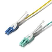 China LC Uniboot Optical Fiber Patch Cord 0.3dB APC 1550nm IEC 60794-2-30 for sale