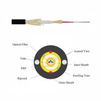 China Double Sheath FTTH Indoor Outdoor Fiber Optic Drop Cable 5mm 6mm GJYFJH G657A2 for sale